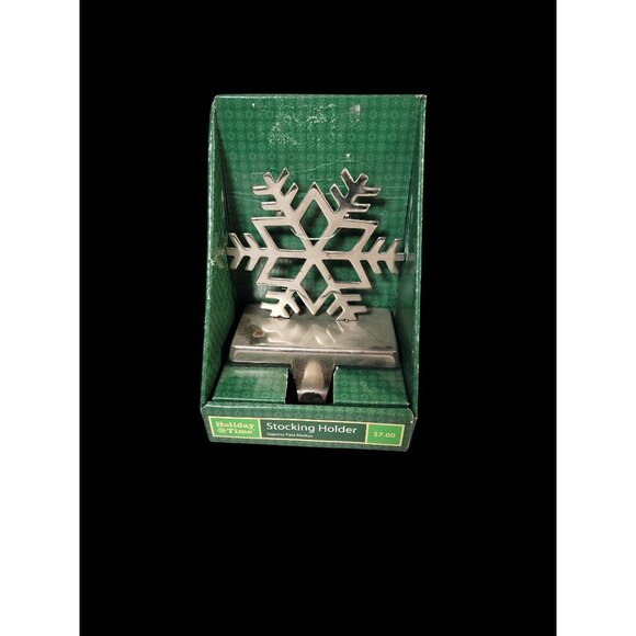 Holiday Time | Holiday | Nos Holiday Time Heavy Silver Snowflake ...